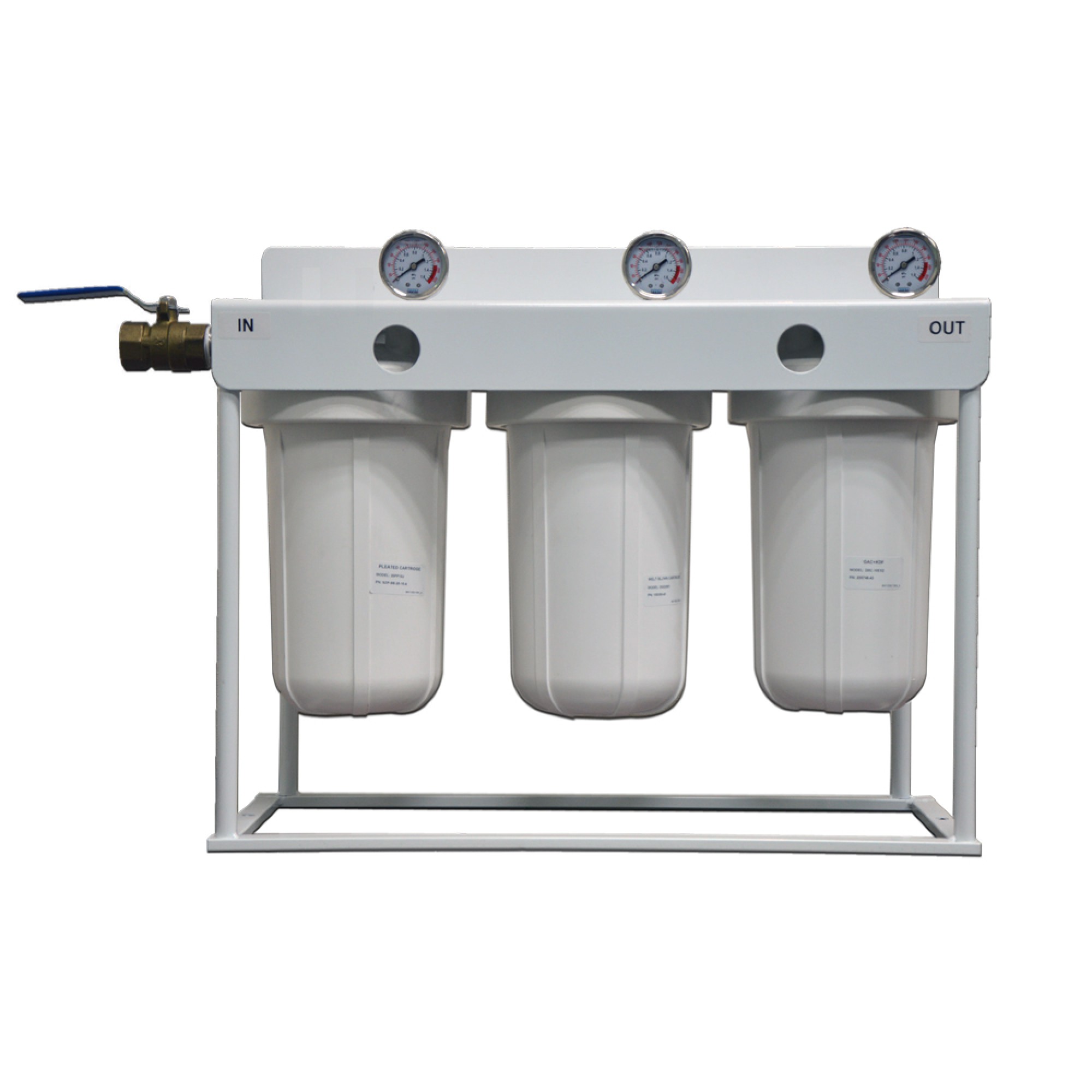 Pentair Whole House Water Filtration System, 10BWH-TRIPLE, 10BWH-TRIPLE ...